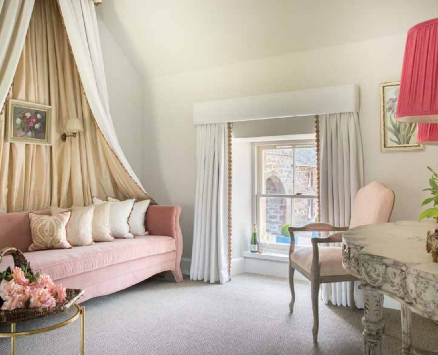 Newhall Mains - The Pink Cottage - Private Rentals - Adams & Butler